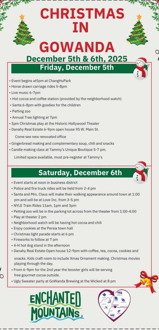 Christmas In Gowanda Announced « Gowanda Small Town Times